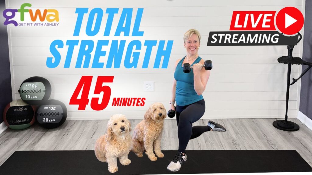 45-Minute Full Body Strength Workout - GET FIT WITH ASHLEY