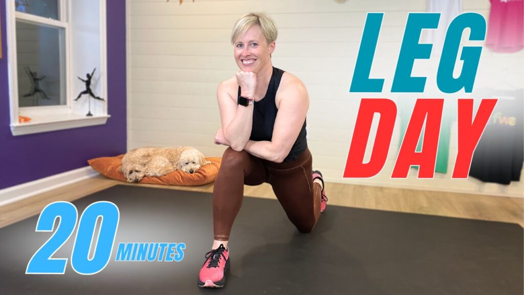 20-Minute Leg Day Dumbbell Workout - GET FIT WITH ASHLEY