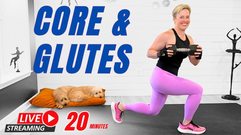 20-Minute Core & Glutes Strength Workout - GET FIT WITH ASHLEY